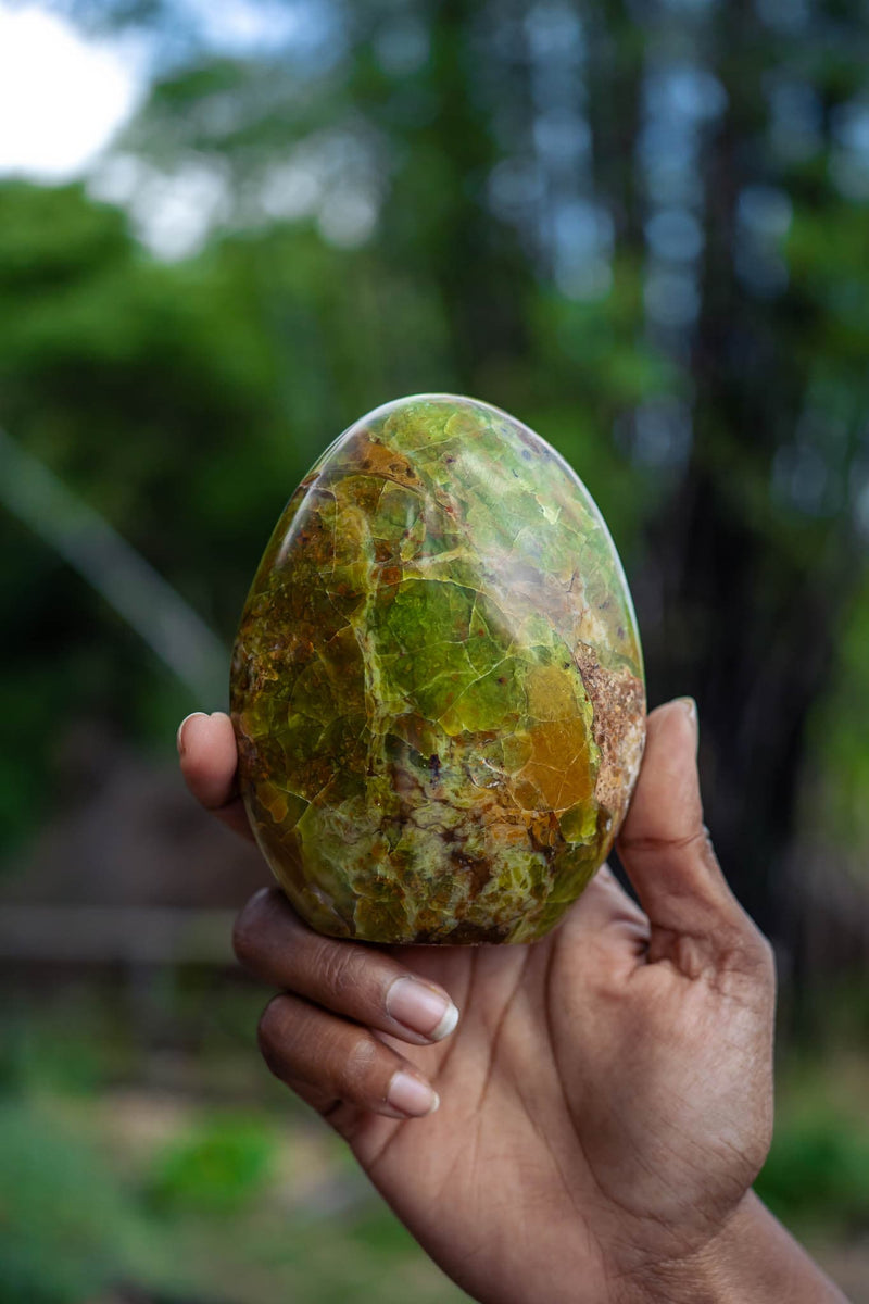 Green Opal Freeform – Crystal Castle