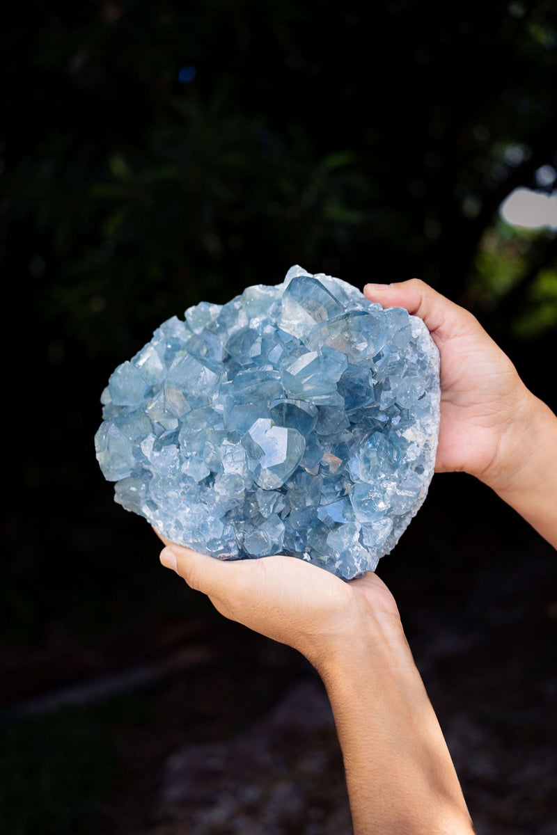 Large Celestite Cluster – Crystal Castle